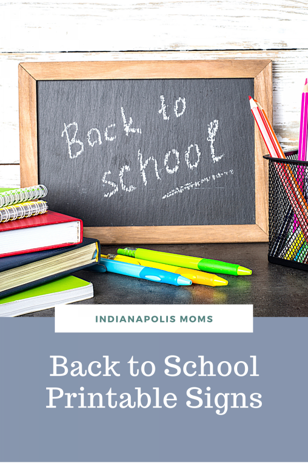 Goodbye Summer: Back to School Printable Signs for the Family
